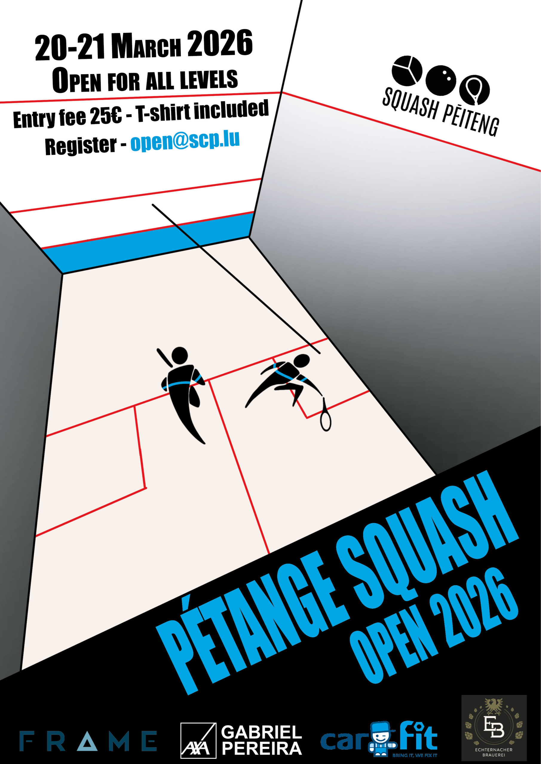 Pétange Open 2026 – Fédération de Squash Luxembourgeoise